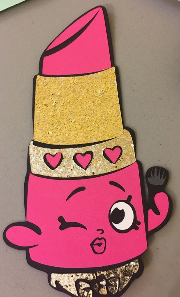 Shopkins Inspired Lippy Lips Svg