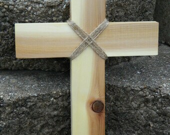 Cedar wood cross | Etsy