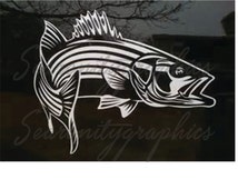 Popular items for bass fishing decal on Etsy