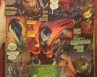 Items similar to Spawn Permanent Marker Drawing on Canvas 8" x 10" on Etsy