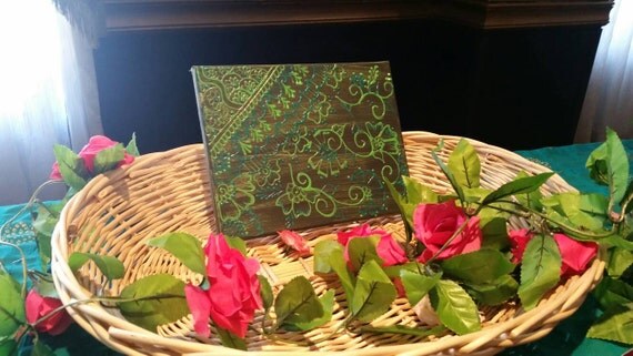 Items similar to Henna Wall Art on Etsy