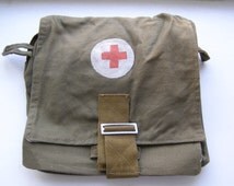 Popular items for red cross army bag on Etsy
