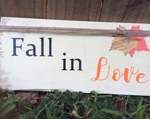 Unique fall wood signs related items | Etsy