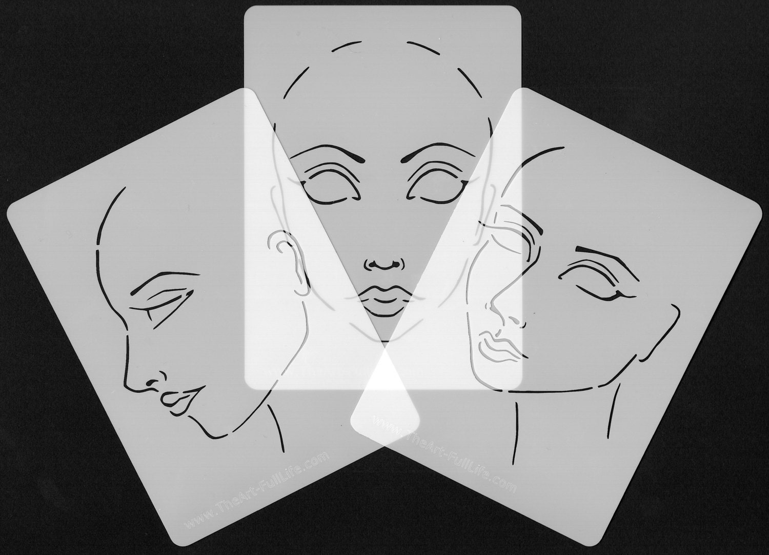 Face Template Stencil Set