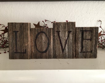 Primitive sign block | Etsy