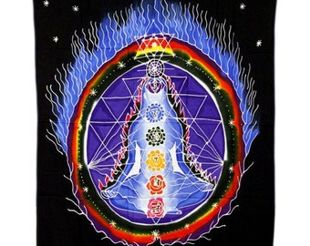 Chakra tapestry | Etsy