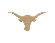 Unique longhorn embroidery related items | Etsy