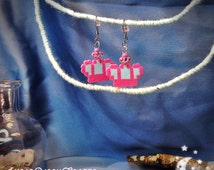 Unique pastel perler beads related items | Etsy