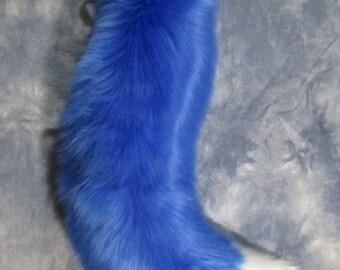 blue fox tail – Etsy