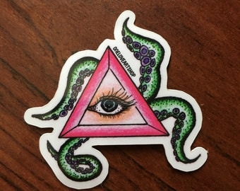 Trippy sticker | Etsy