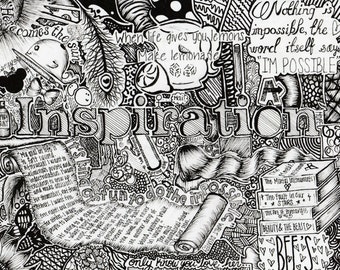 Zentangle quotes | Etsy