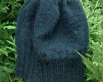 Items similar to Thick Thin Merino Wool Stocking Cap with Tassle ...
