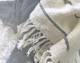 Items similar to Hand Woven Merino Wool Blanket on Etsy