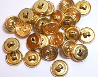 Gold buttons | Etsy