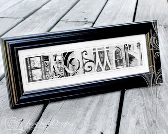 Items similar to Letter J - Alphabet Photography Individual 4x6 Black ...