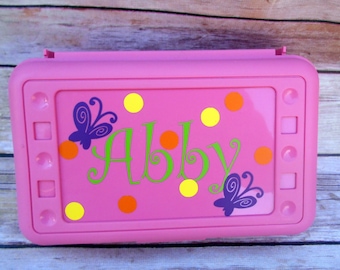 Girl pencil box | Etsy