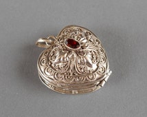 Unique gemstone locket related items | Etsy