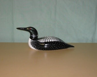 Loon figurine | Etsy