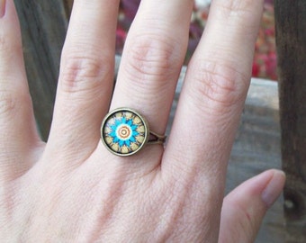 Sunburst ring | Etsy