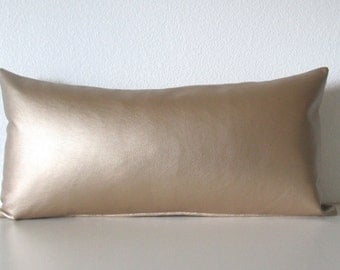 Metallic gold pillow | Etsy