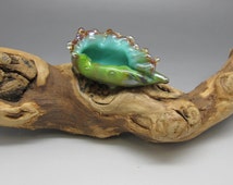 Unique lampwork shell beads related items | Etsy