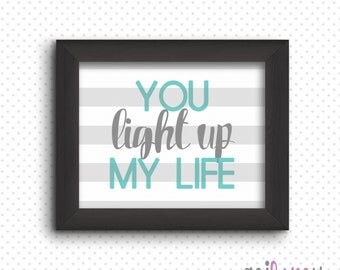 You light up my life | Etsy