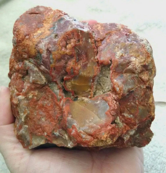 Utah Agate Stone Tumbling Rough Rock For Cutting And