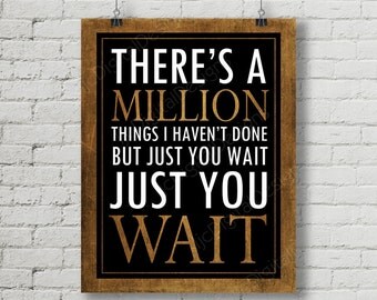 Just you wait | Etsy