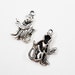 Silver Monkey Charms 20x14mm Antique Silver Monkey Pendants