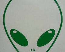 Popular items for alien car decal on Etsy