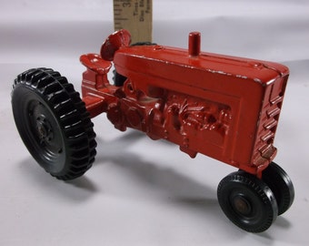 Metal toy tractor | Etsy