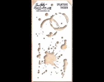 Splatter stencil | Etsy