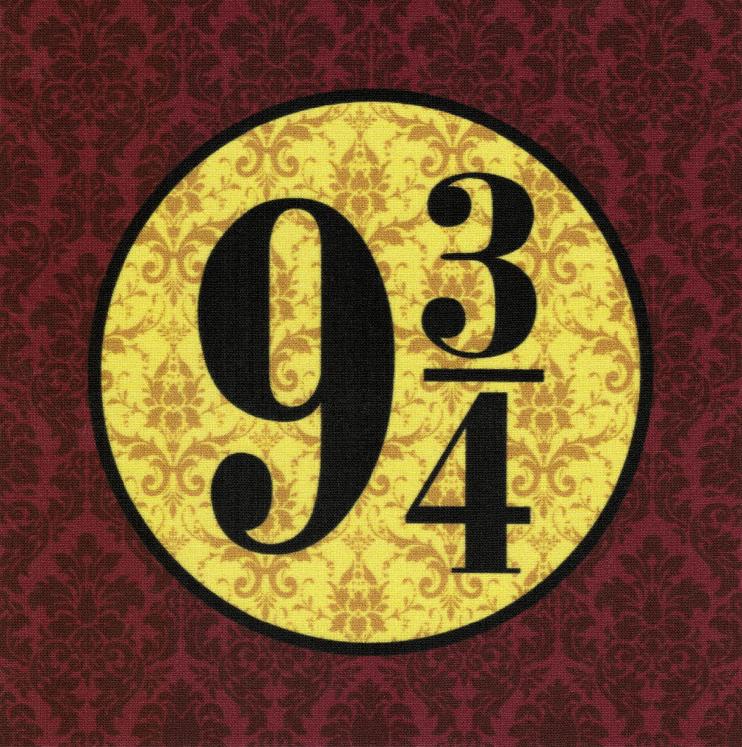 Nine & Three-quarters: Harry Potter fabric print