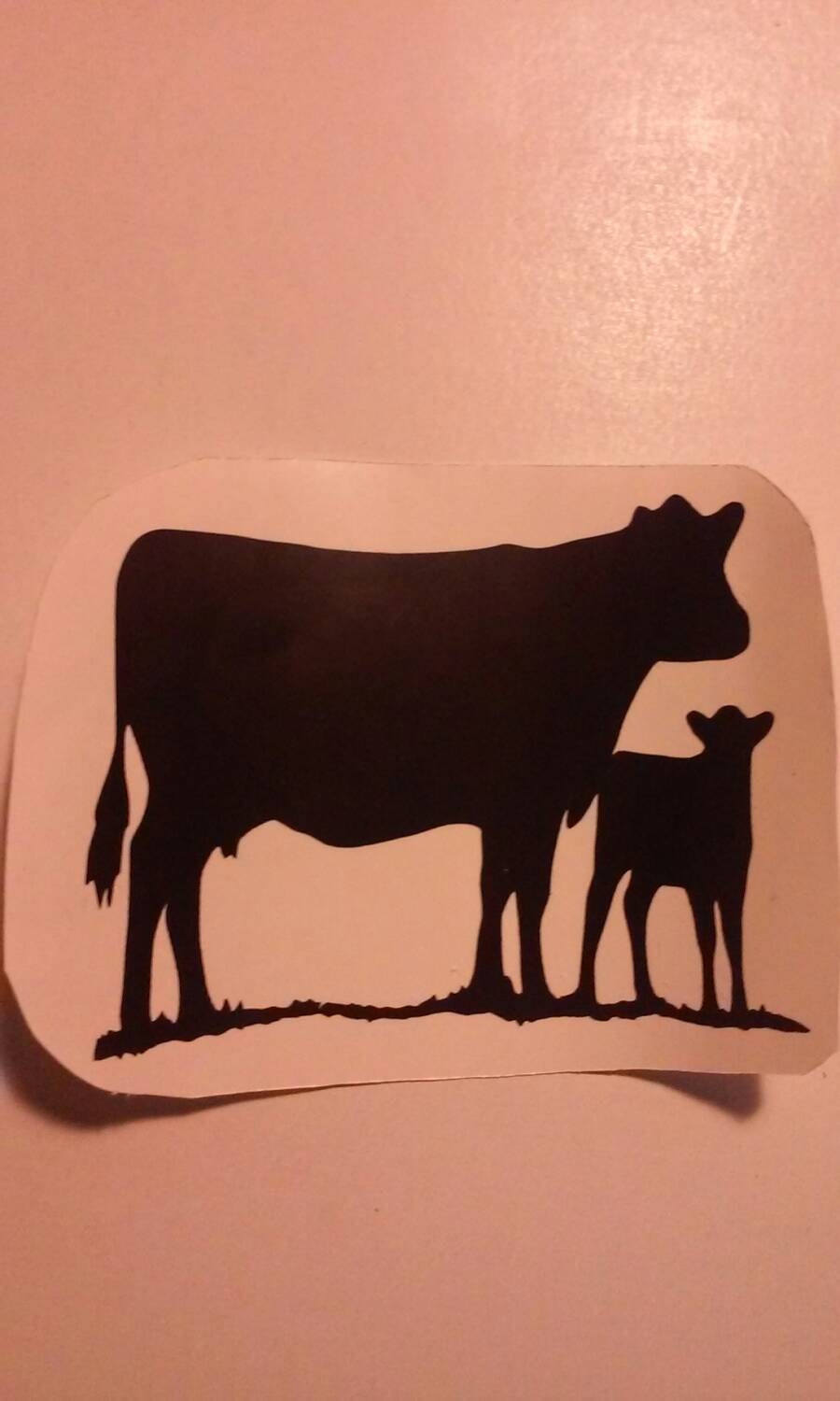Show Cattle Decal / Farm Decal/Cow Window Decal/Cow Farming