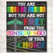 Classroom Decor Consequences Poster Inspirational Art