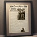 Sherlock Newspaper Poster by TheZeroRoom on Etsy