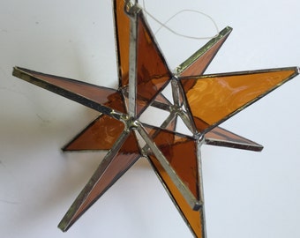 Glass moravian star | Etsy