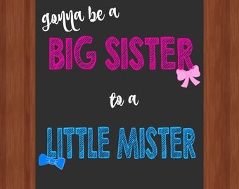 Unique little sister sign related items | Etsy