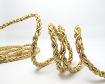 Gold braided rope | Etsy