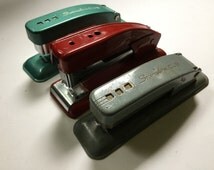 Unique red stapler related items | Etsy