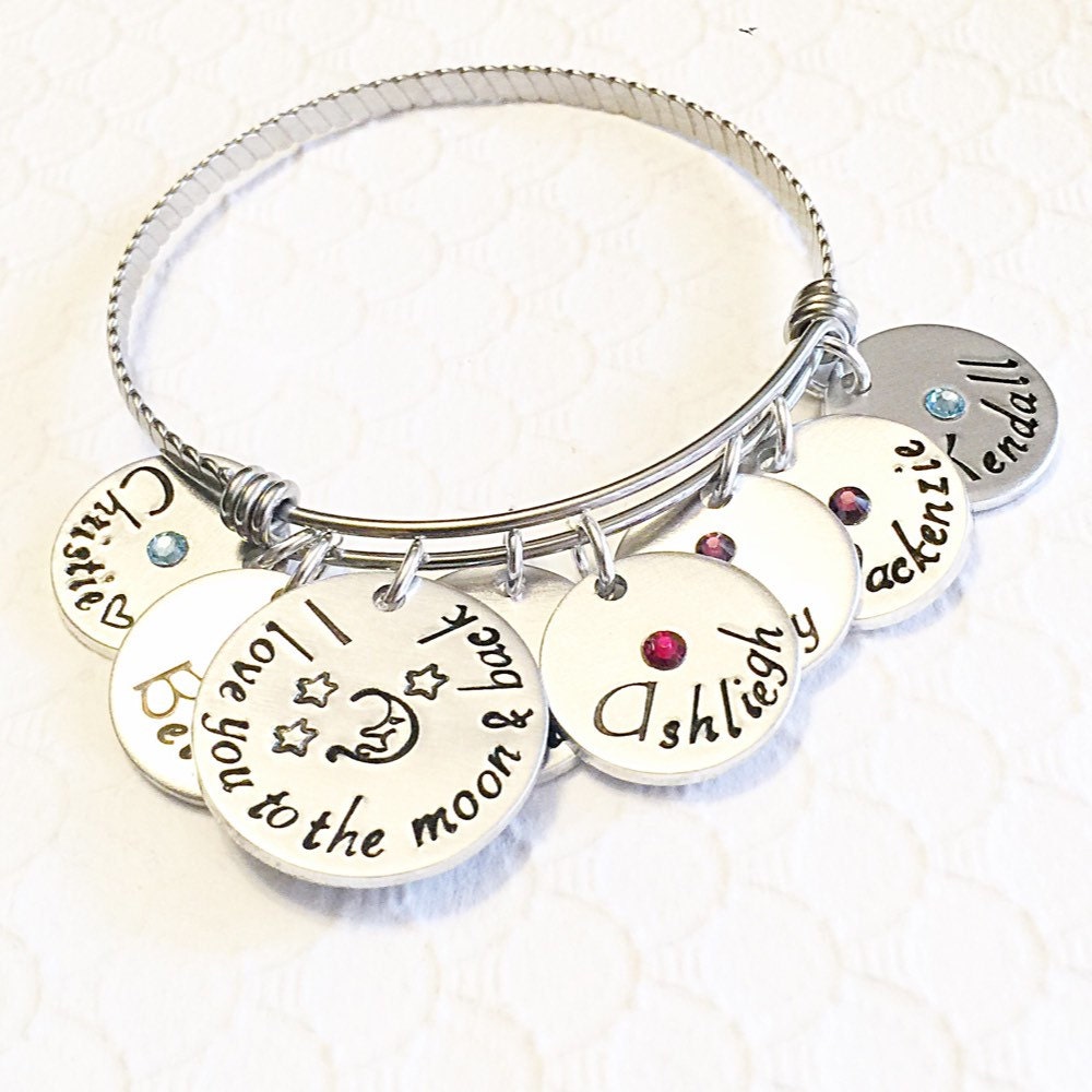 Hand stamped jewelry by BuyMeAPresent on Etsy