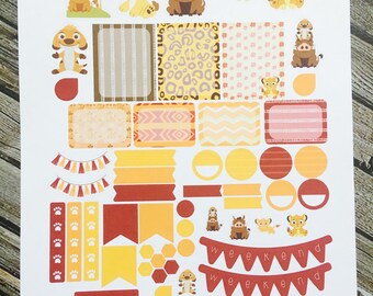 Belle and Beast Weekly Planner Stickers Set by LittlePixiePaperie