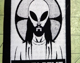 Screen Printed Patch Big Brother Is Watching You And