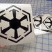 Star Wars inspired Sith decal.. Sith logo decal.. Sith
