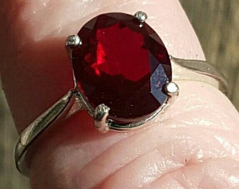 garnet ring – Etsy