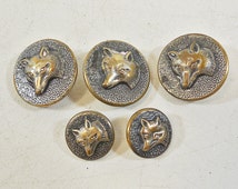 Unique wolf buttons related items | Etsy