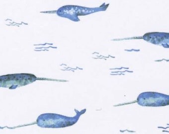 Blue narwhal | Etsy