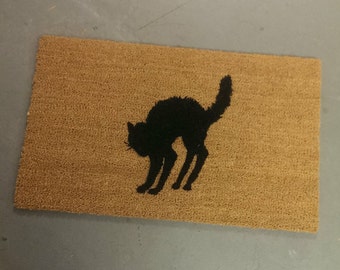 Halloween door mat | Etsy