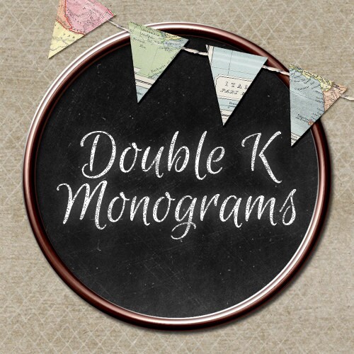 Double K Monograms by DoubleKMonograms on Etsy