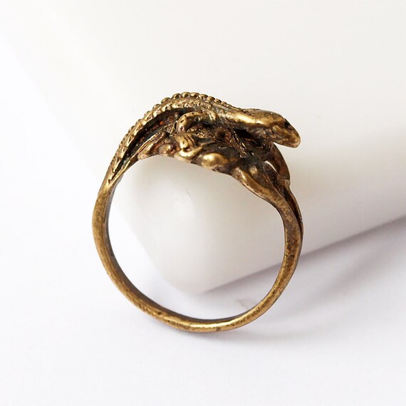 Lizard ring Lizard jewelry Lizards Gecko ring Fashion